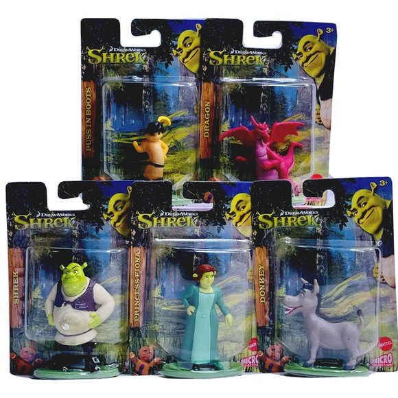 Dreamworks | Toys | Shrek Mini Figures Complete Set Of 5 Dreamworks ...